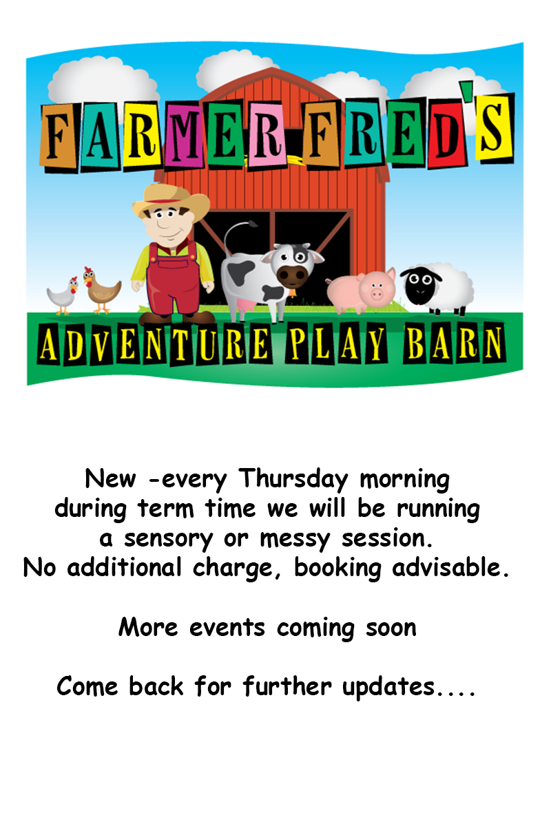 Events - Farmer Fred's Adventure Play Barn, Norfolk